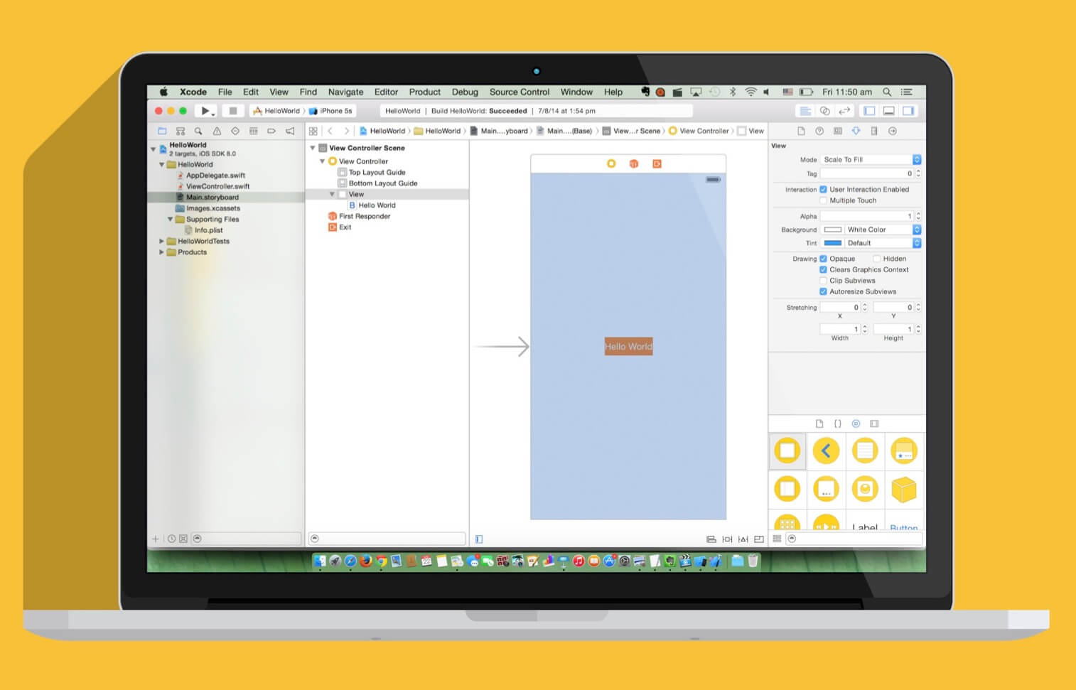 Swift 新手系列之二：進階說明Hello World App的原理