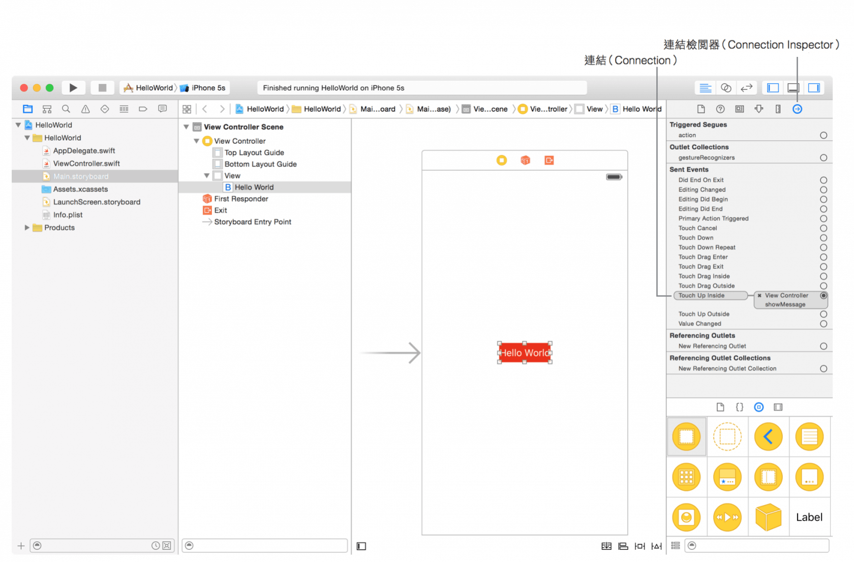 Swift 新手系列之二：進階說明Hello World App的原理