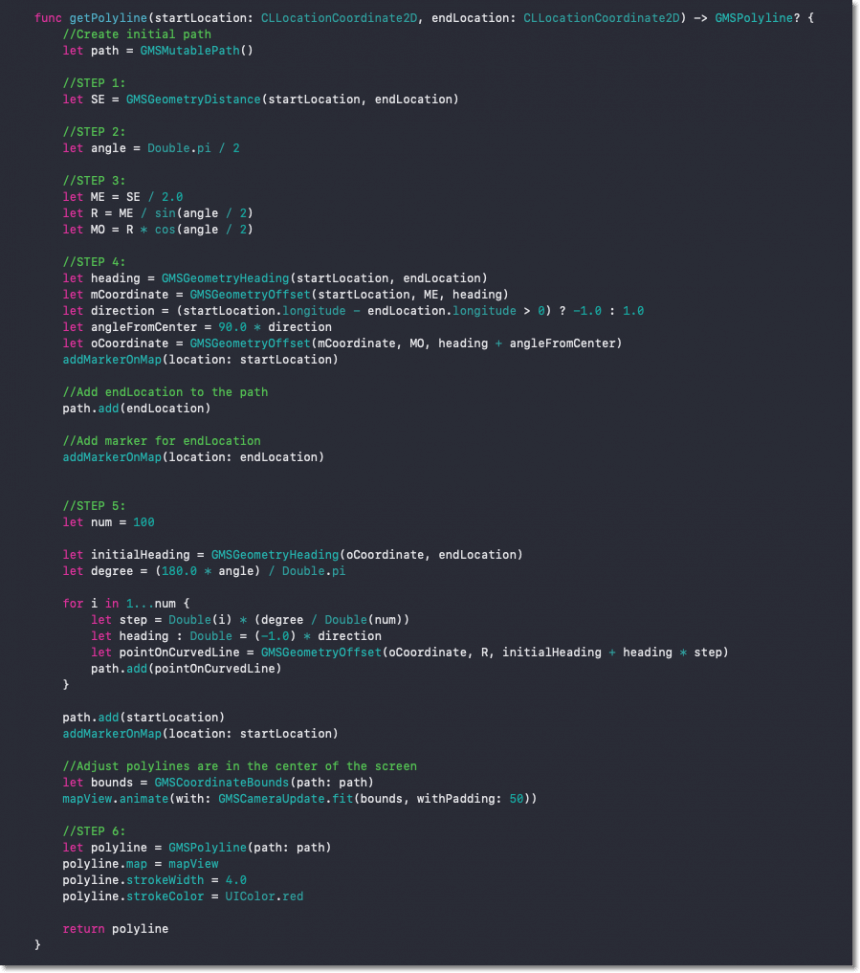 在 Google Maps 上繪製曲線 (Curved Lines) 風格新穎又省錢！