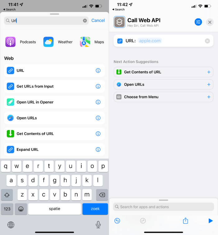 利用 iOS 的 Shortcuts App 定期呼叫無伺服器函式或 Web API
