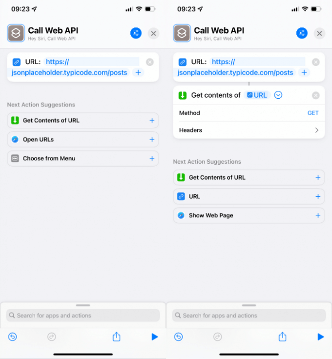 利用 iOS 的 Shortcuts App 定期呼叫無伺服器函式或 Web API