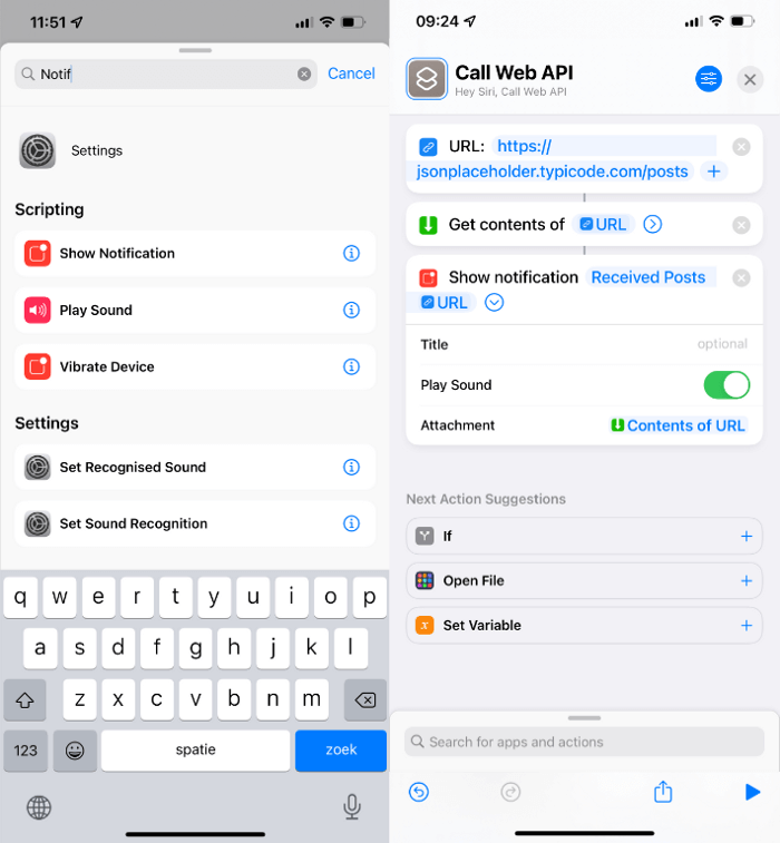 利用 iOS 的 Shortcuts App 定期呼叫無伺服器函式或 Web API