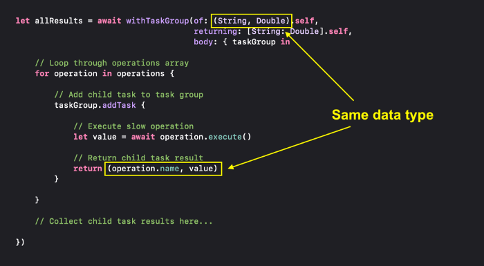 Swift 5.5 的 Task Group 讓我們快速地建立子任務並收集結果