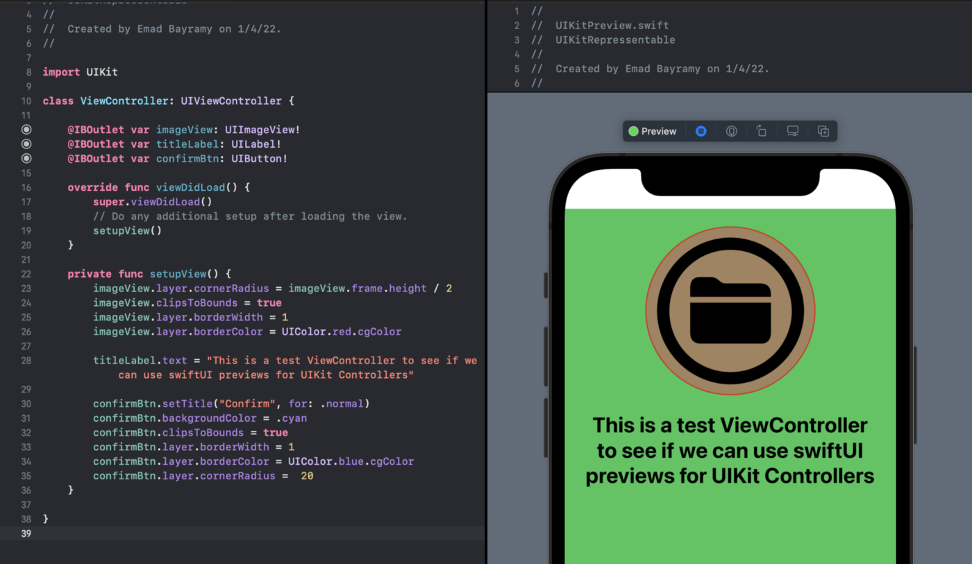 為 UIKit 視圖構建 SwiftUI PreviewProvider 實時預覽 UI 的更改！