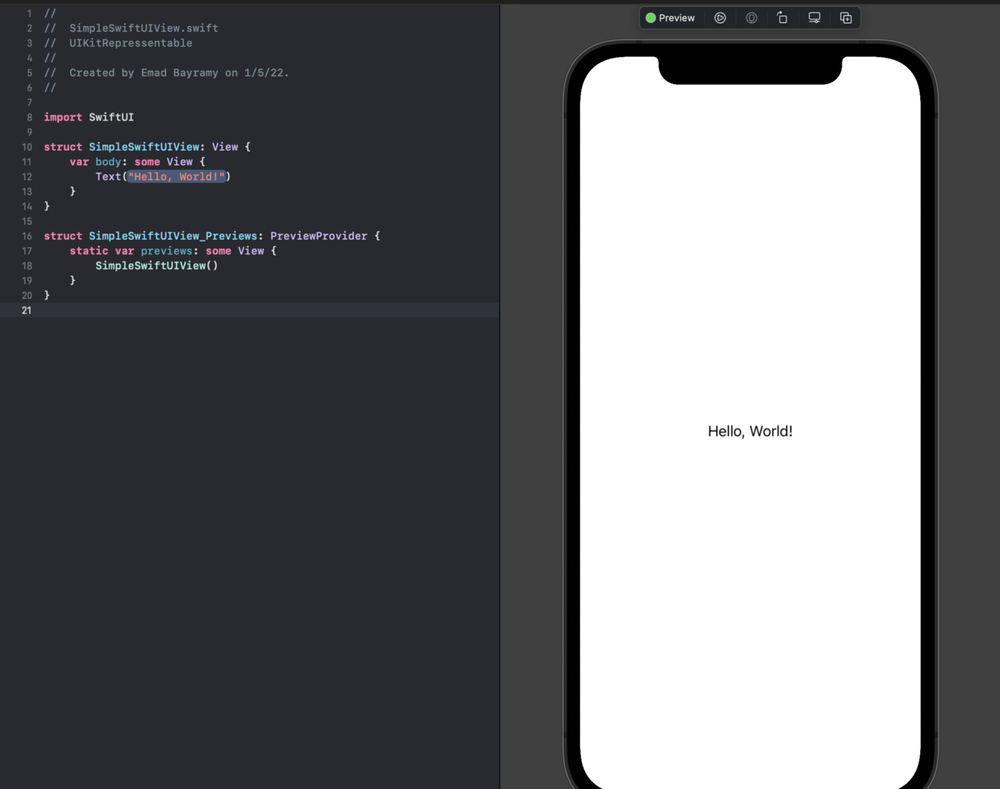 為 UIKit 視圖構建 SwiftUI PreviewProvider 實時預覽 UI 的更改！
