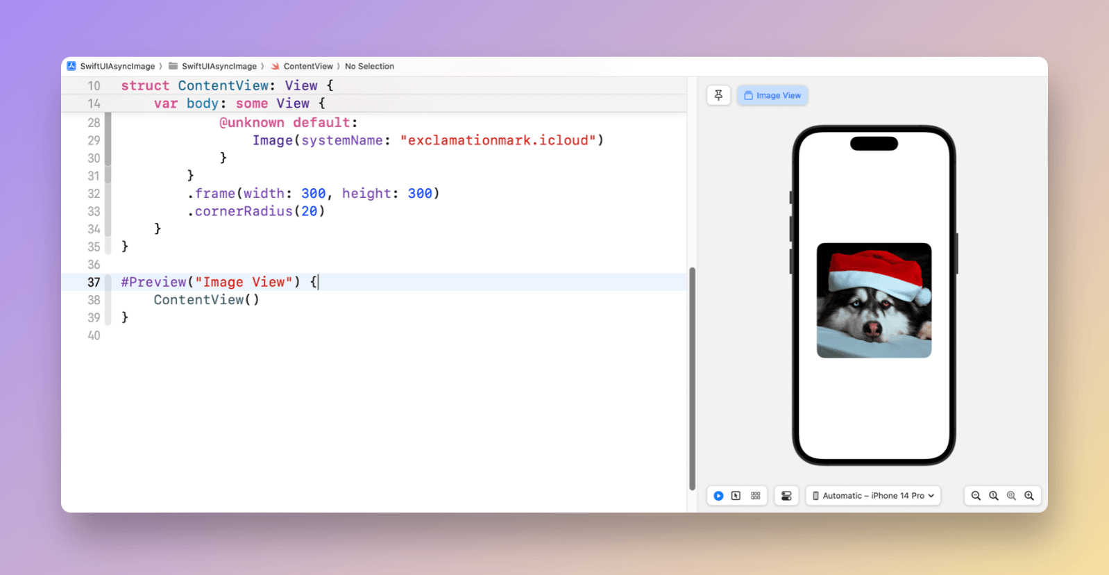 如何在 Xcode 使用 Swiftui Preview Macro