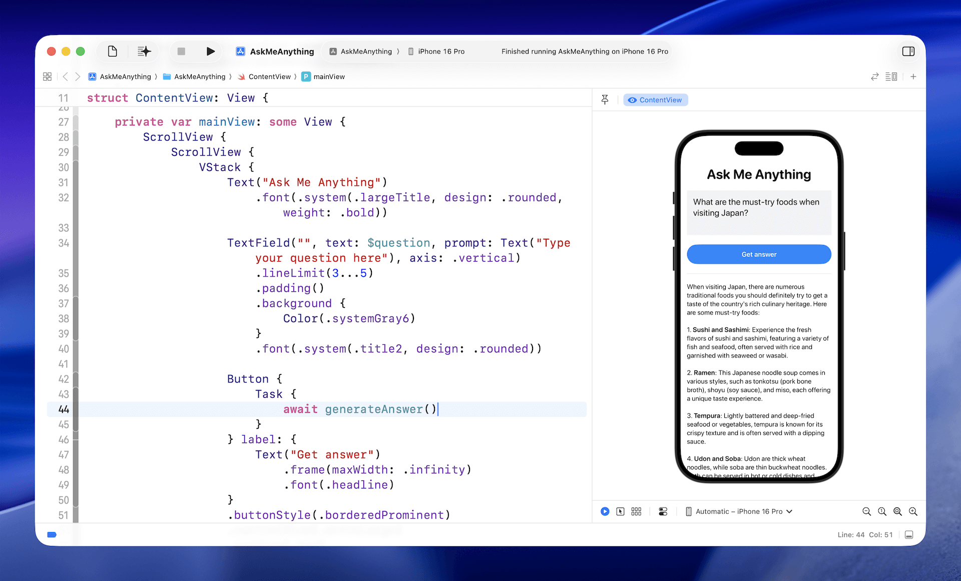 iOS 26 全新 Foundation Models：教你一步步加入 AI 功能