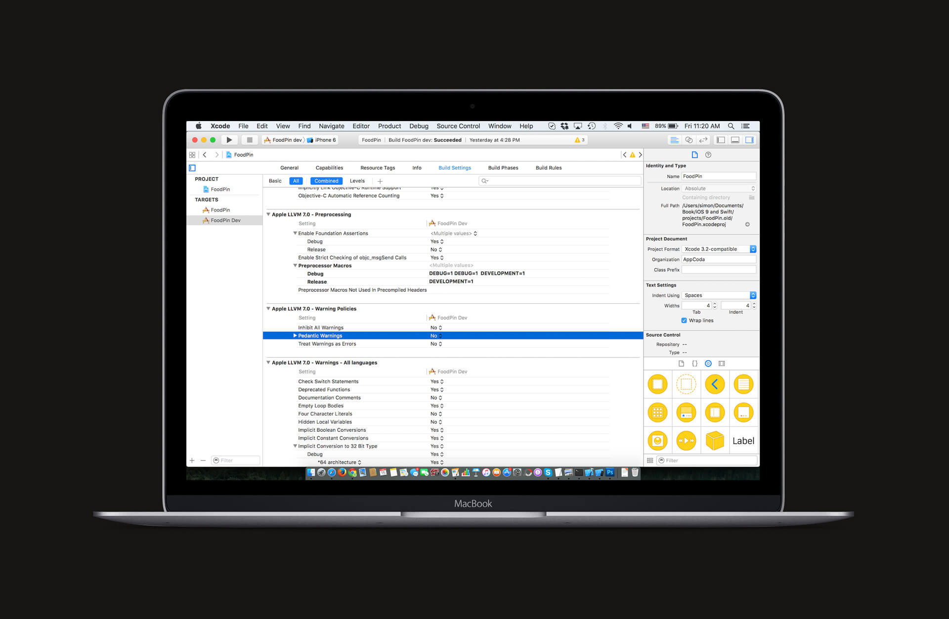 如何使用 Xcode Targets 去管理開發和上線建置 Development And Production Builds