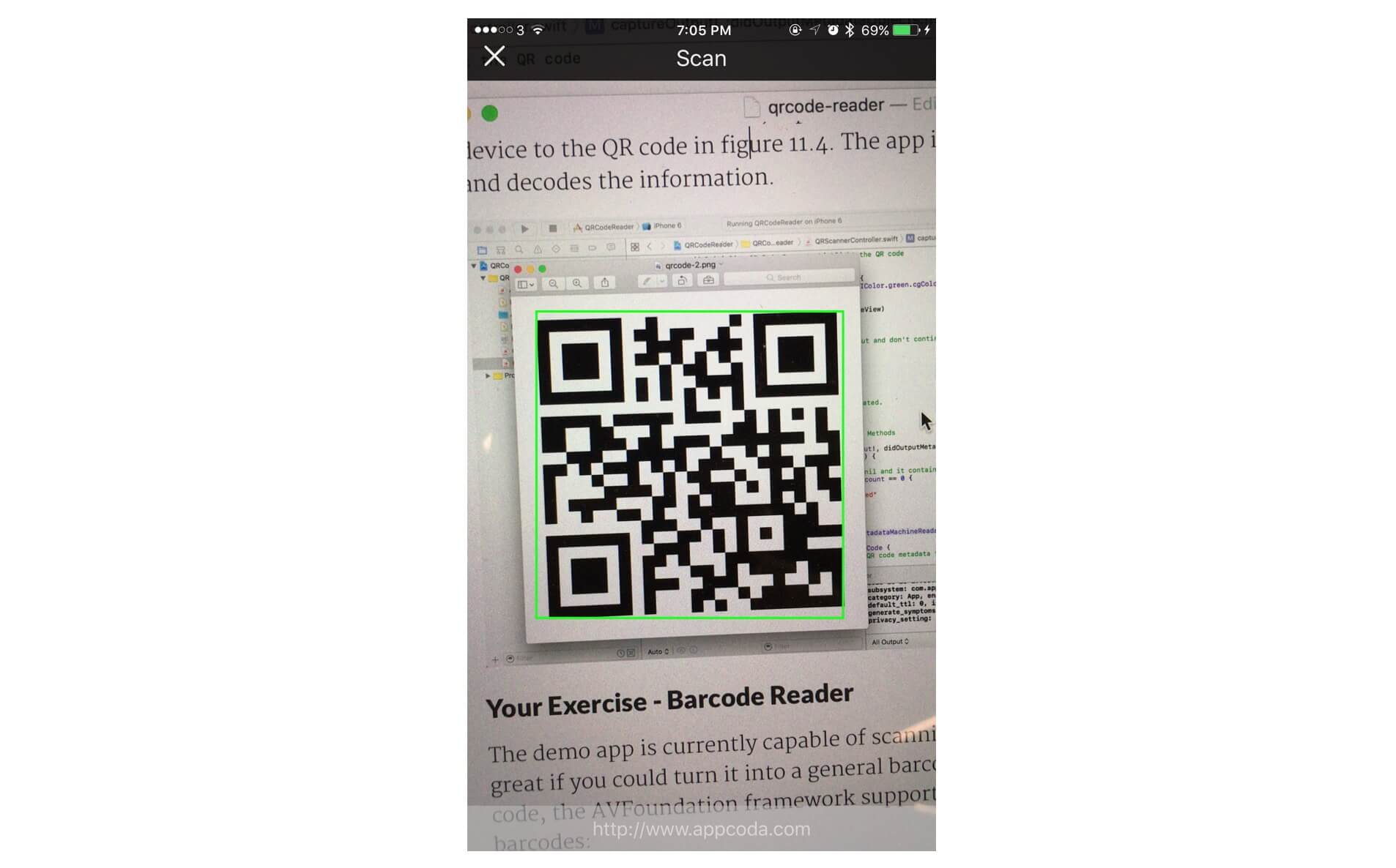 第 11 章 - 使用 AVFoundation 框架進行 QR Code 掃描 · iOS 13 App 程式設計進階攻略（試閱版）